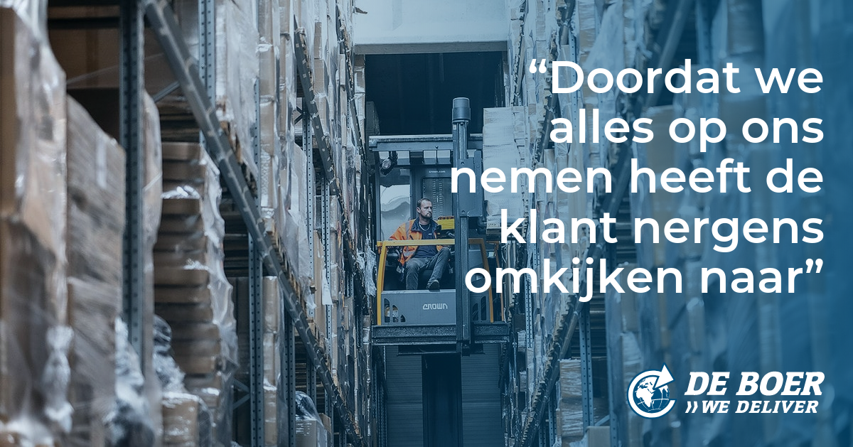 “Doordat we alles op ons nemen heeft de klant nergens omkijken naar” - GDB Logistics
